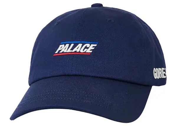 Palace Gore-Tex 6-Panel Cap - Navy Blue | Editorialist